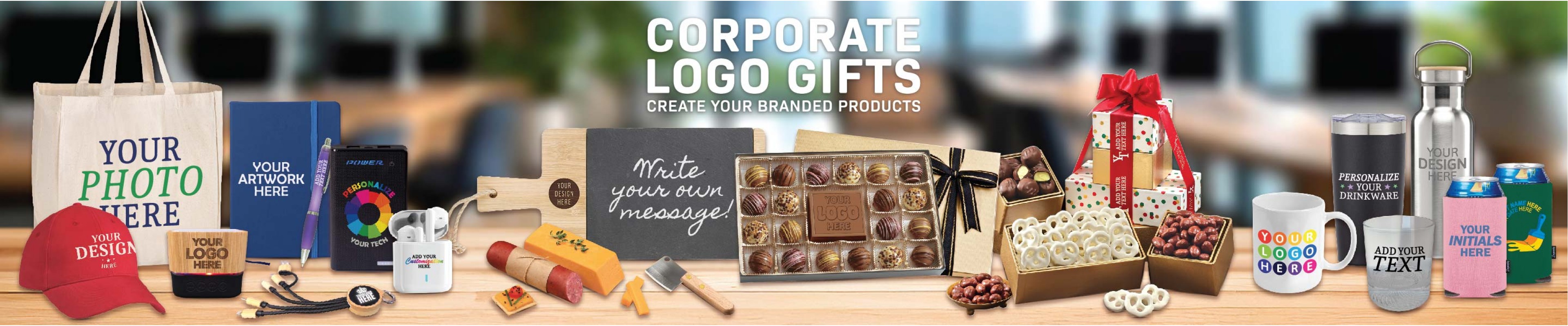 Corporate Logo Gifts, Custom Tech Products, Personalized Drinkware ...