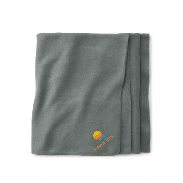 Custom Logo Blankets | Branded Fleece & Sherpa Throws