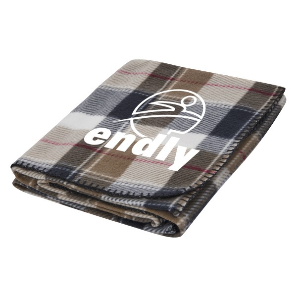 Custom Logo Blankets | Branded Fleece & Sherpa Throws