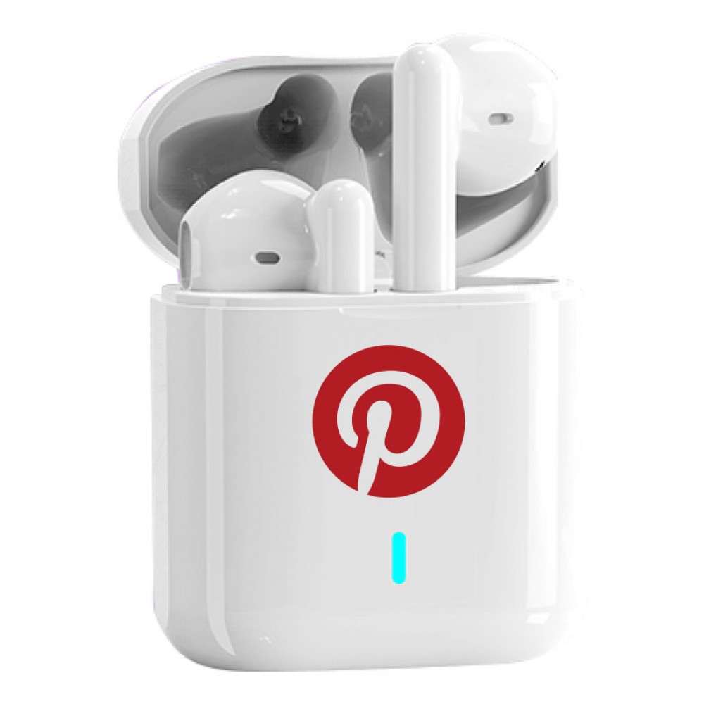 Premium Logo Wireless Earbuds - Bulk | Corporate Logo Tech Gifts