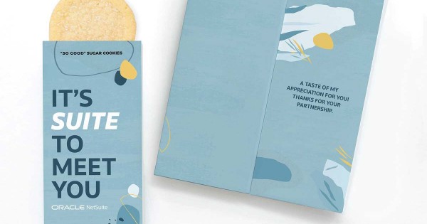 Full-Color Custom Sweeter Cards with Sugar Cookies