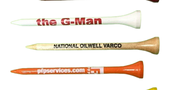 Logo 3 1/4" Golf Tees - 10,000