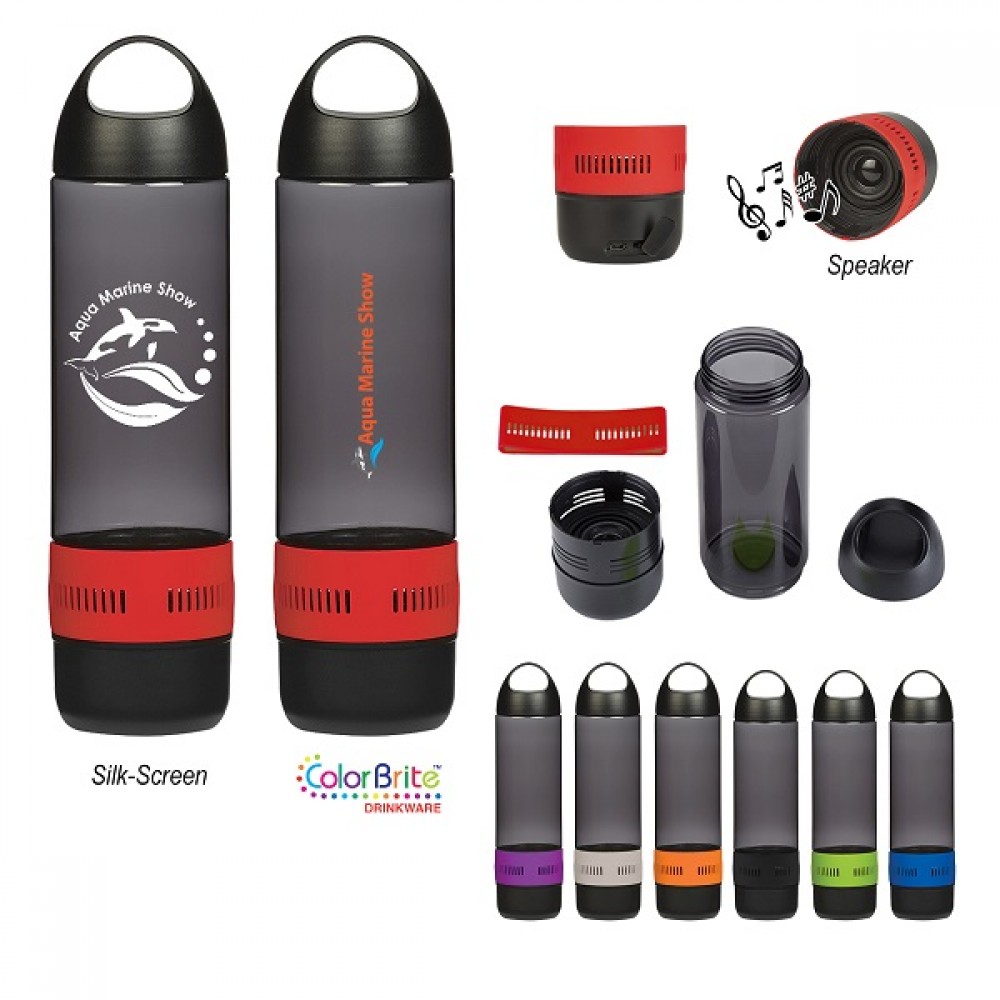 16oz Tritan™ Rumble Speaker Bottle with Custom Box