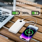 10,000 mAh 6-in-1 Combo Charger W/ Wall Plug